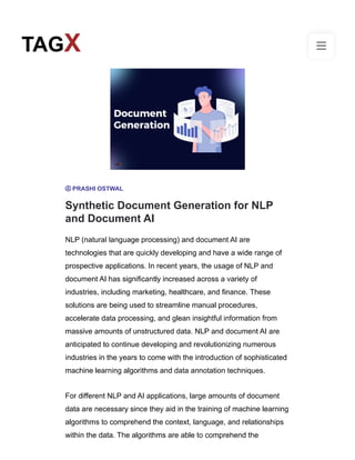 Synthetic Document Generation for NLP and Document AI.pdf