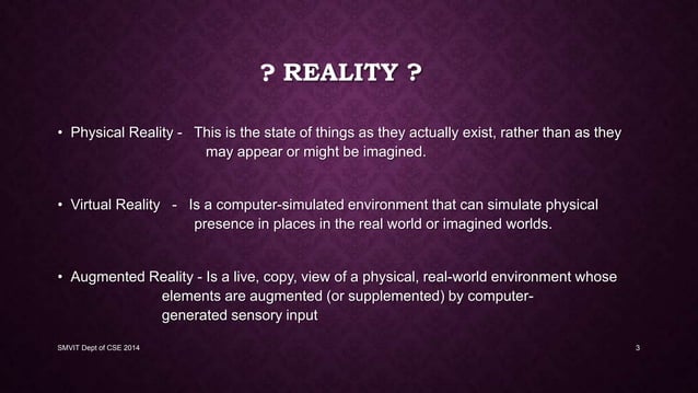 Synthetic environment | PPT