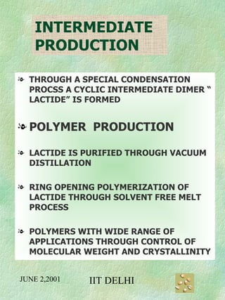 Synthetic fibre from corn | PPT
