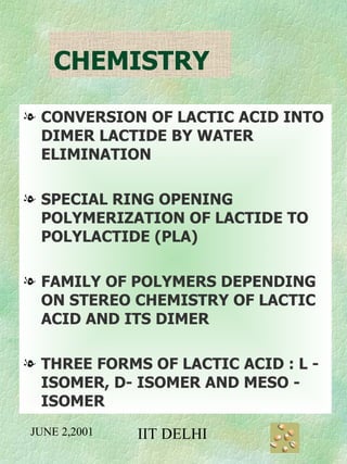 Synthetic fibre from corn | PPT