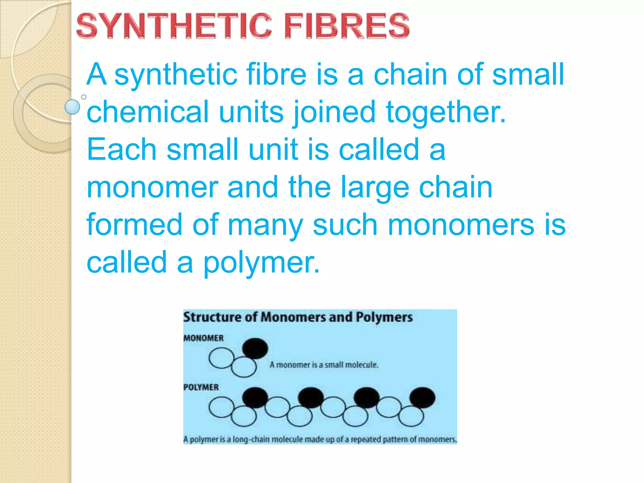 Synthetic fibres | PPTX