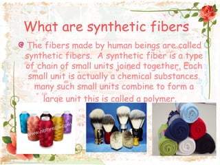 Synthetic Fibers Definition