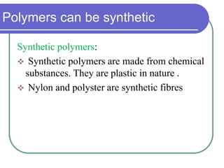 Synthetic Fibres.pptx CLASS VII OF SCHOOL | PPT