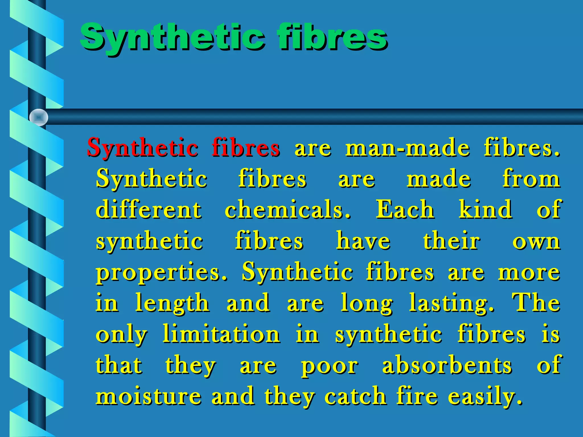 Synthetic fibres and plastics | PPT