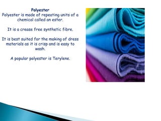 Synthetic fibres and plastics | PPTX