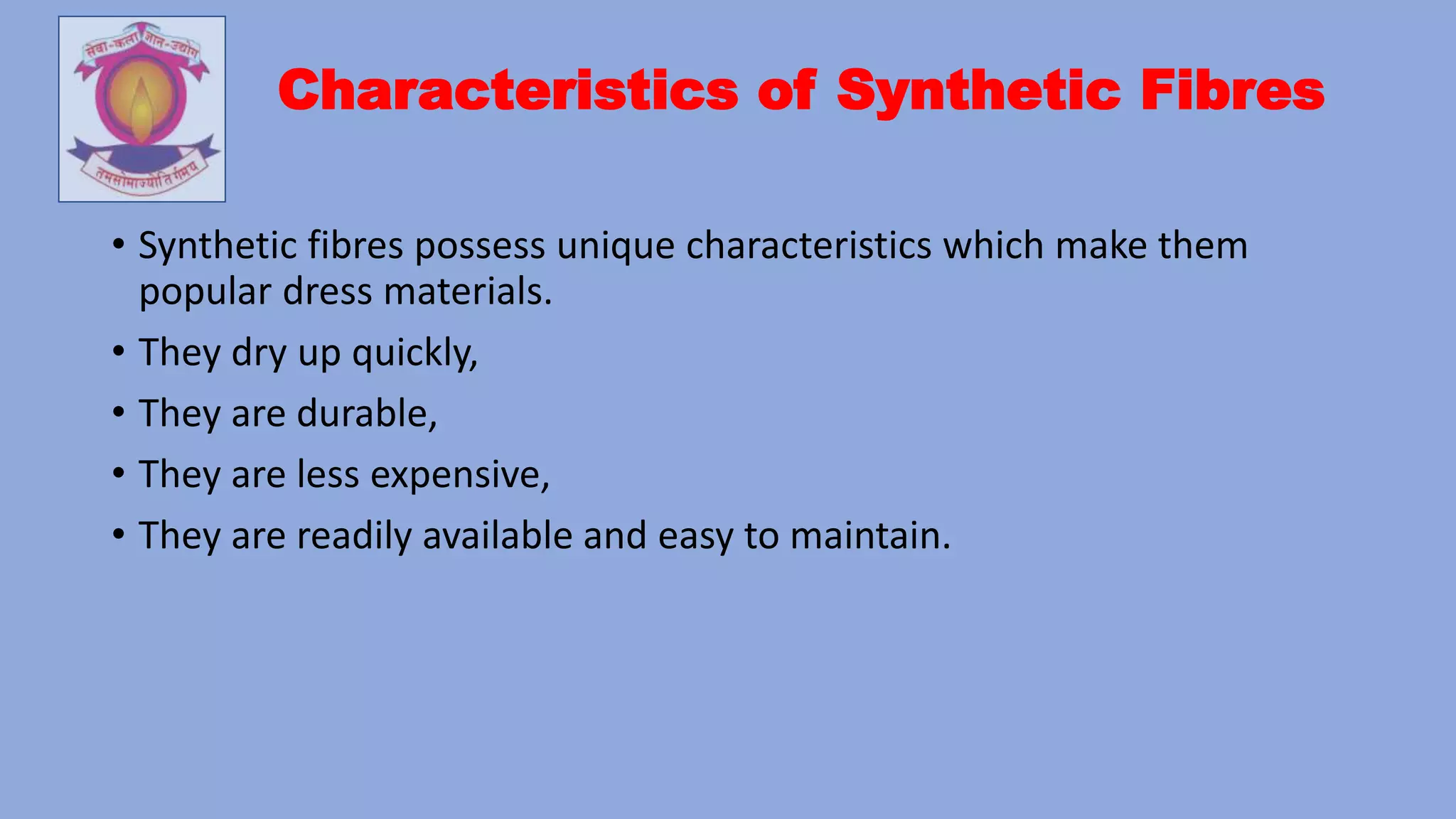 SYNTHETIC FIBRES AND PLASTICS.pptx | Needlework | Arts and Crafts