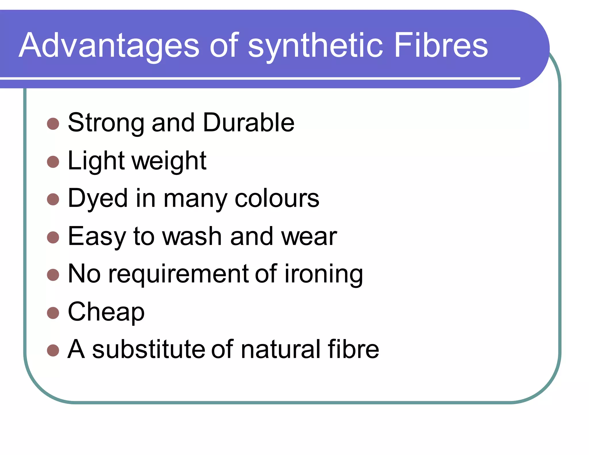 Synthetic fibres and plastic viii ppt | PDF