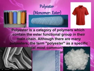 Synthetic Fibres & Plastics | PPTX | Chemistry | Science