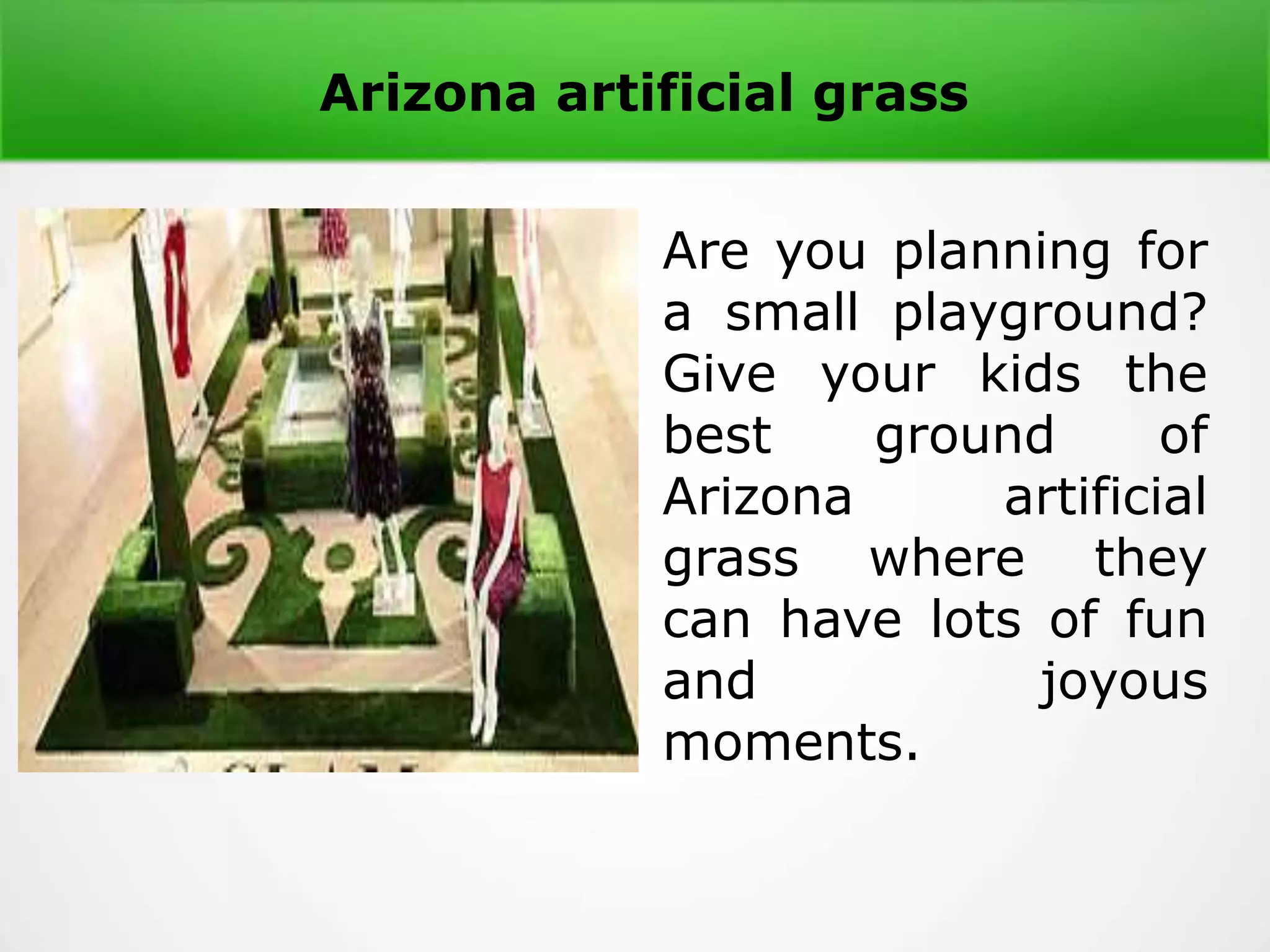 synthetic grass phoenix | PPTX