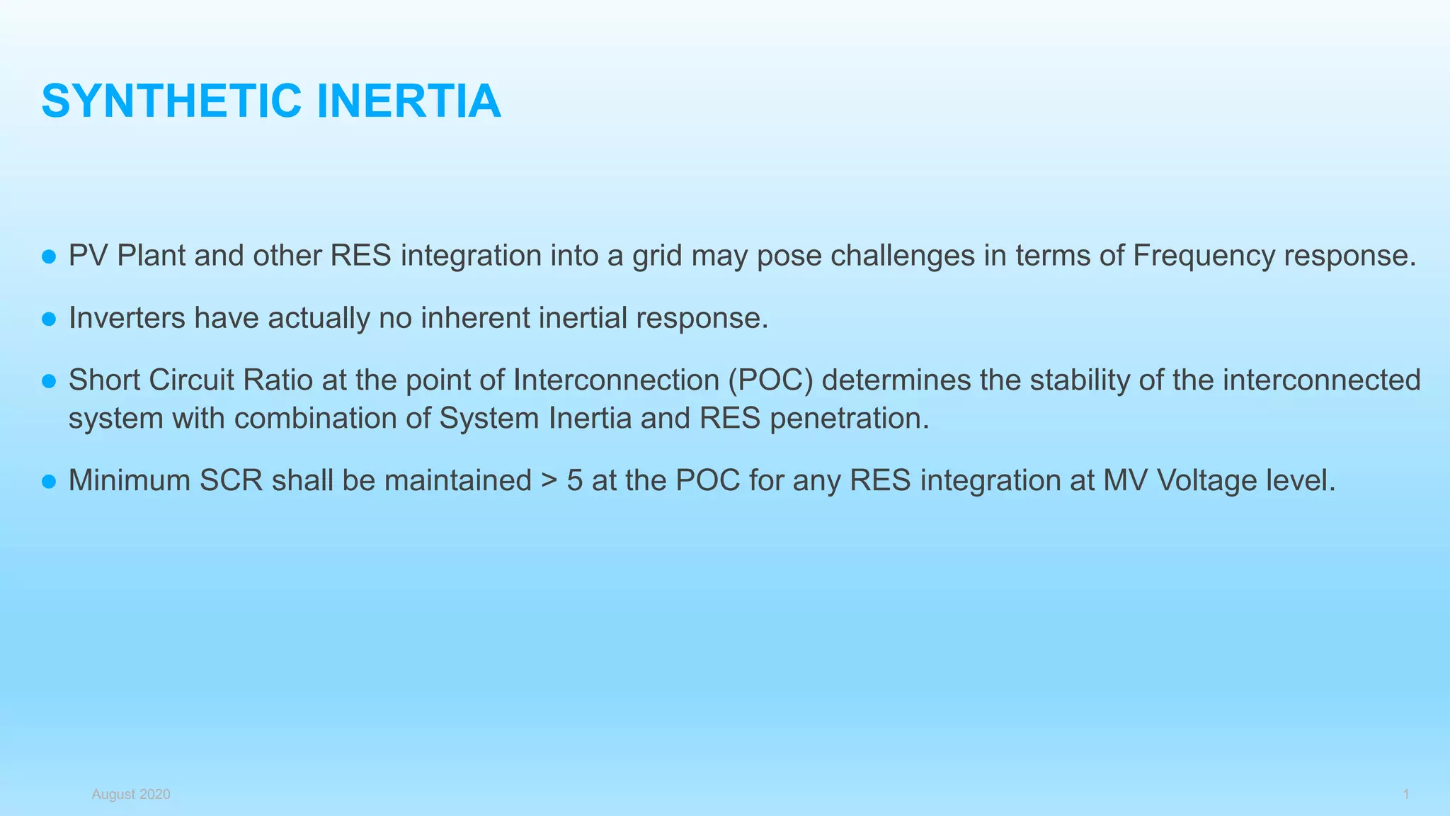 Synthetic inertia | PPTX