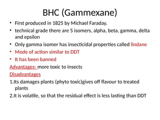 synthetic insecticides agricultural entomology agriculture | PPTX