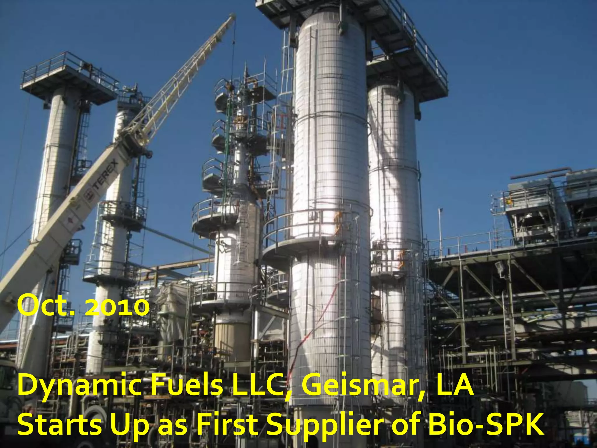 Synthetic paraffinic jet fuel -3 q12 | PPTX