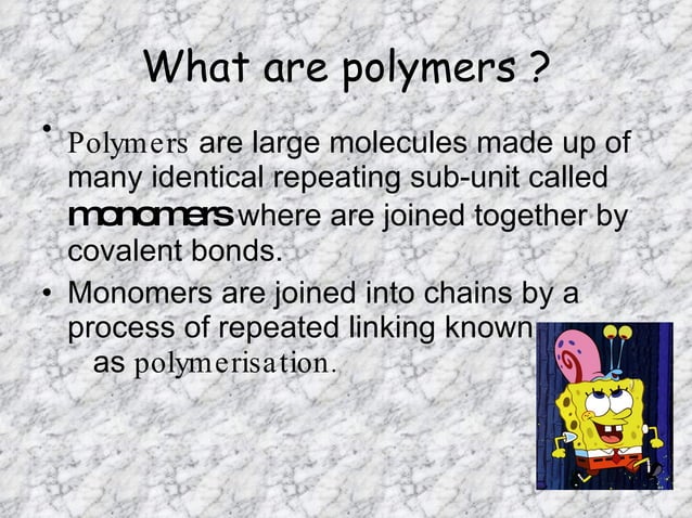 Synthetic Polymers | PPT