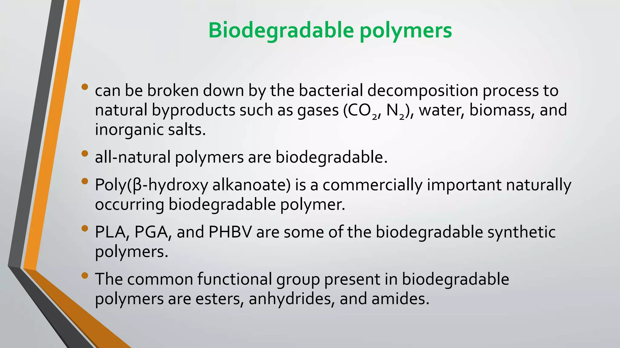 Synthetic polymers - a content written by Dr.Lali Thomas Kotturan about ...