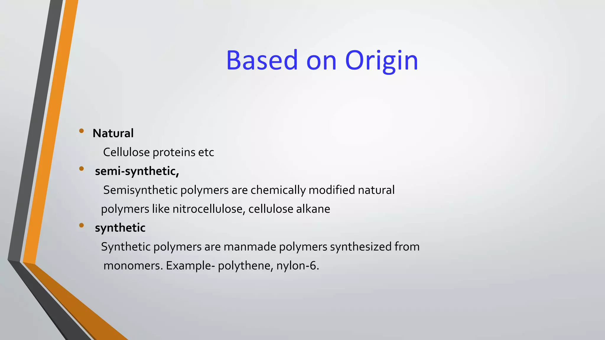 Synthetic polymers - a content written by Dr.Lali Thomas Kotturan about ...
