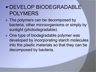 Synthetic polymers chemistry | PPTX | Chemistry | Science