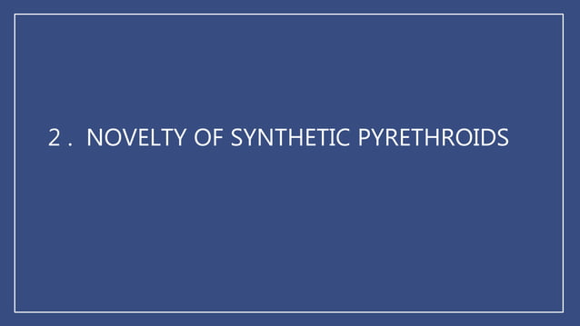 Synthetic Pyrethroids | PPTX | Chemistry | Science
