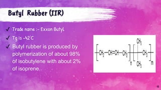Synthetic rubber and about their formulations and their applications | PPT