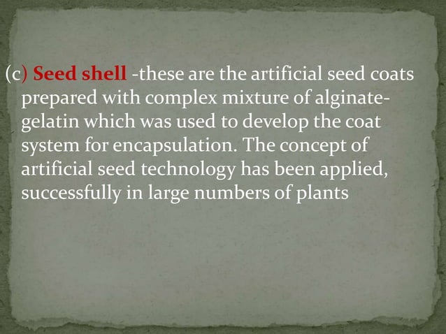 Synthetic seed | PPTX