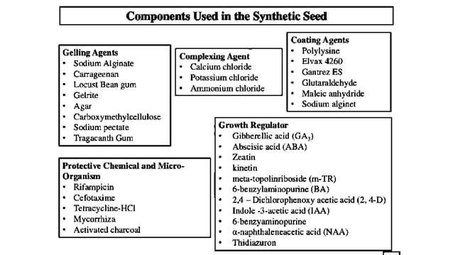 SYNTHETIC SEED.pptx | Agriculture | Industries