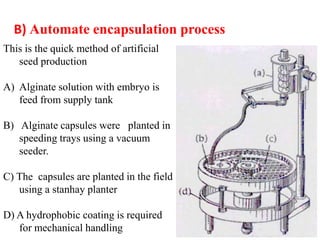 Synthetic seed production By- Parvati Pujar | PPTX