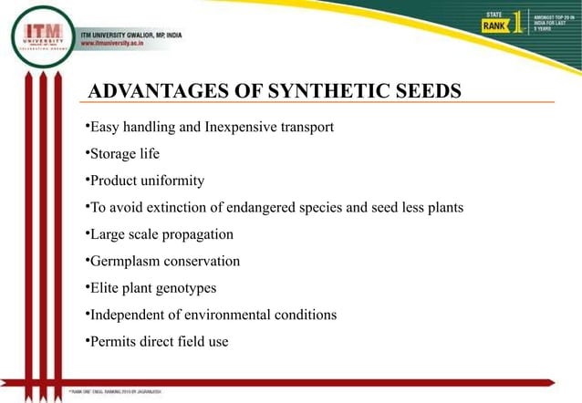 Micropropagation technologies -SYNTHETIC SEEDS .pptx
