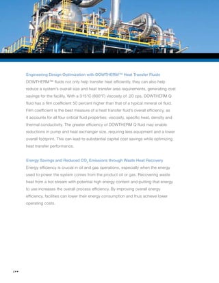 Synthetic thermic fluids from dow chemicals | PDF