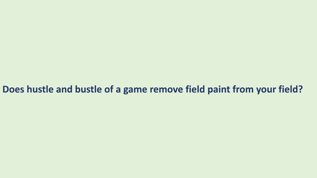 Synthetic turf paint | PPT