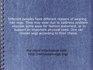 Synthetic wigs | PPT