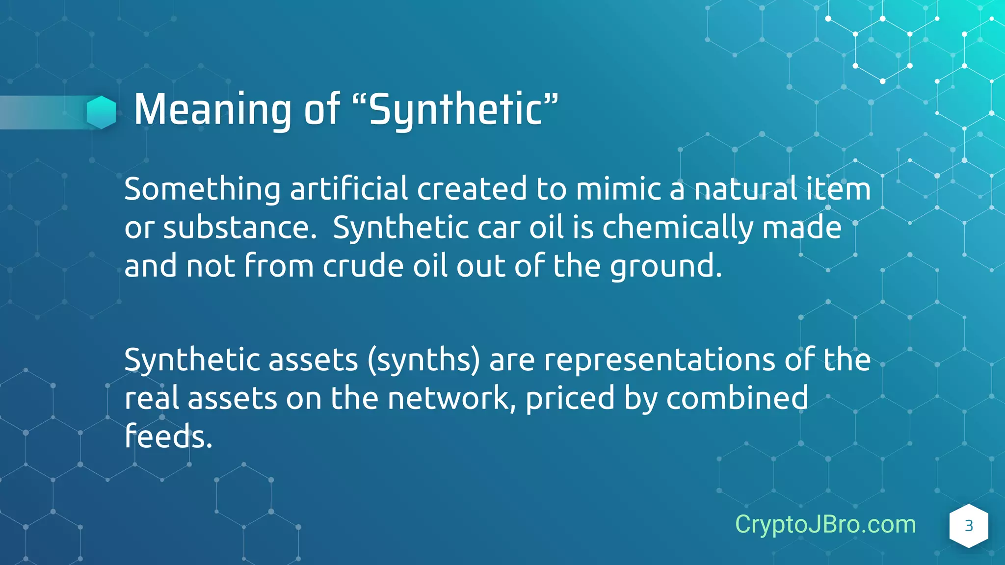 Synthetix Network (SNX) Overview | PPTX