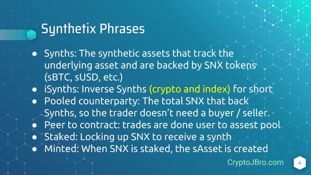 Synthetix Network (SNX) Overview | PPTX