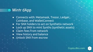 Synthetix Network (SNX) Overview | PPTX