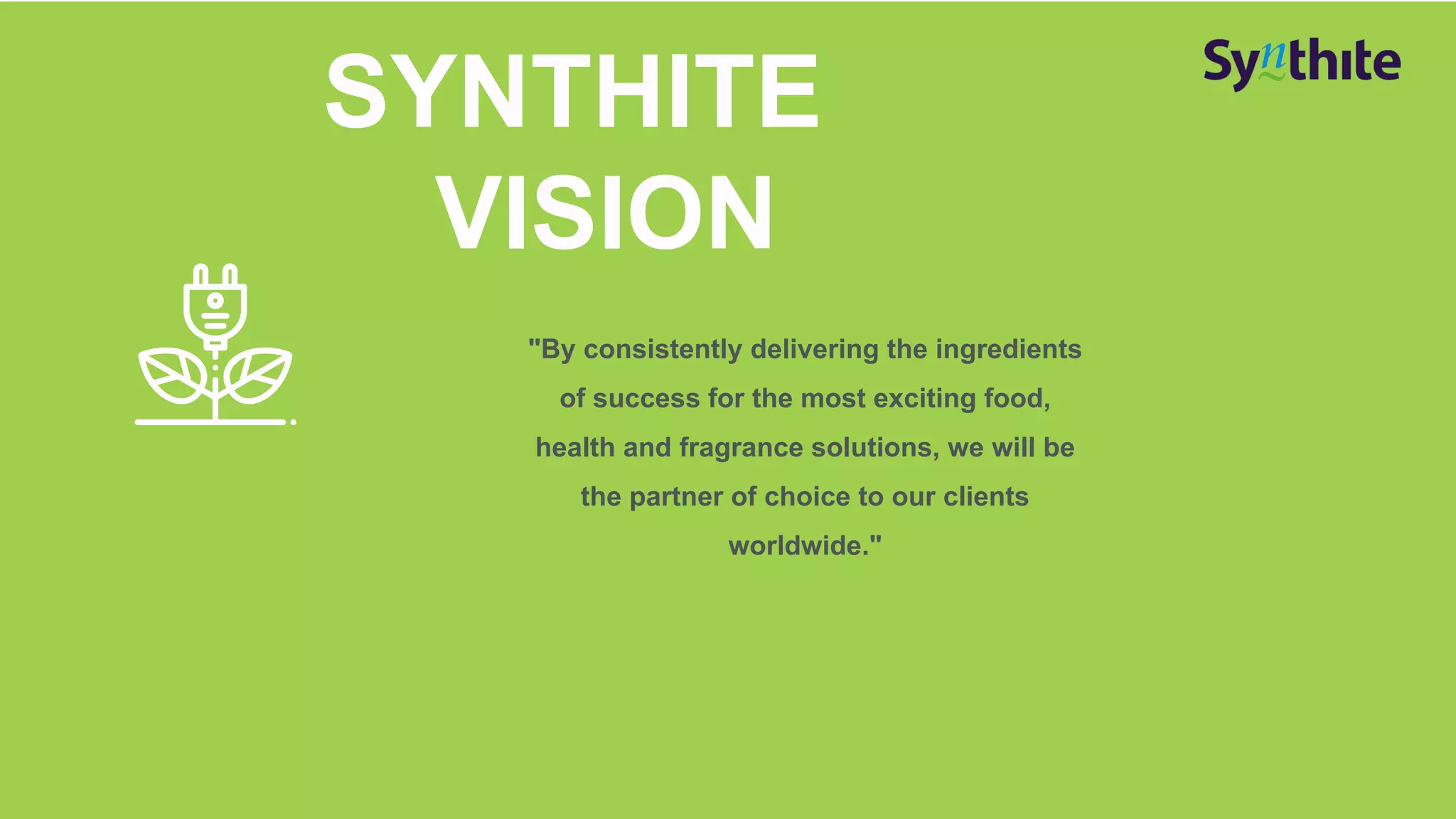 Synthite Company Info [ industrial visit ] | PPTX