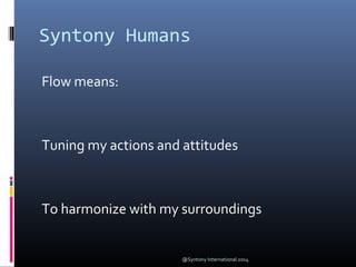 Syntony humans | PPT