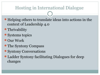 Syntony leadership | PPT