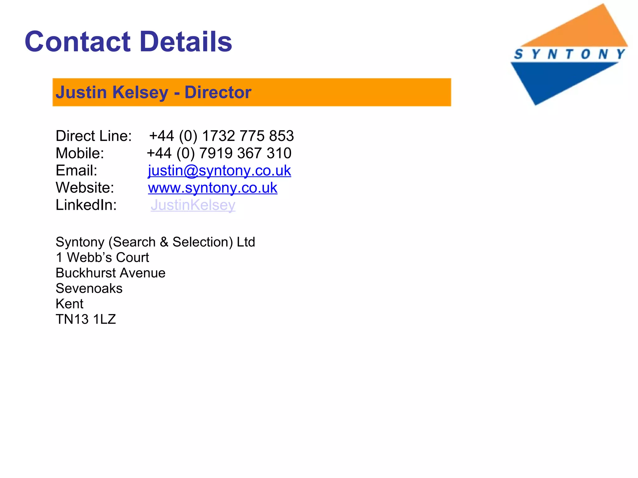 Syntony presentation | PPT