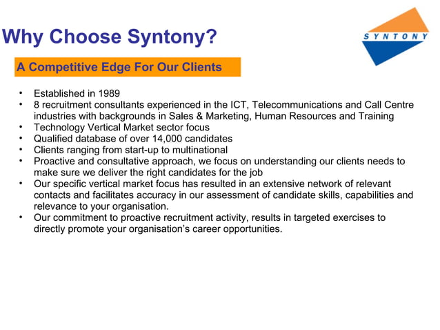 Syntony presentation | PPT