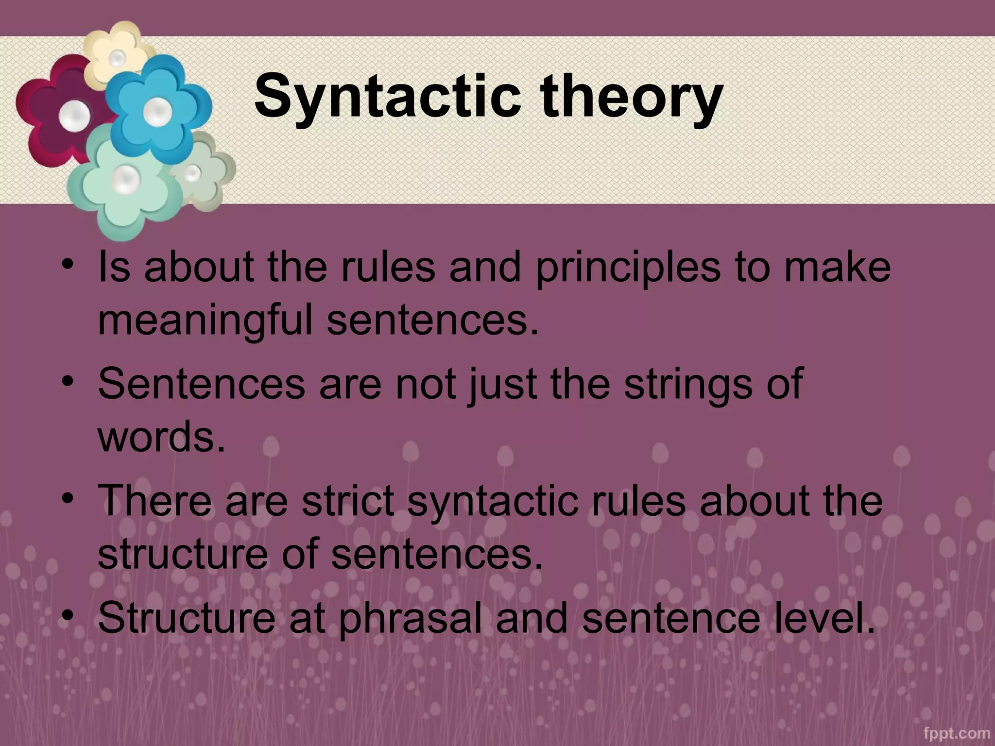 Introduction to syntax | PPT