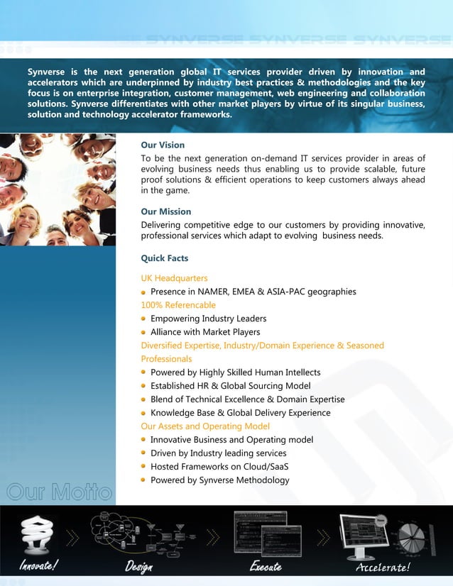 Synverse Corporate Overview | PDF | Internet | Computing