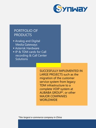 Synway by GDC Telecom | PDF