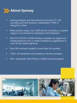 Synway by GDC Telecom | PDF