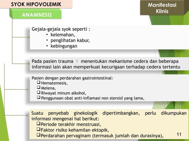 syok dan contoh dari berbagai macam syok | PPTX