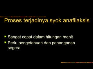 Syok anafilaksis | PPT