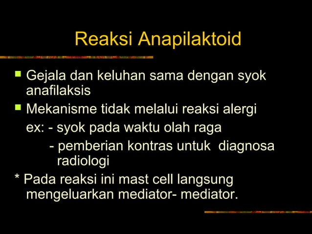Syok anafilaksis | PPT