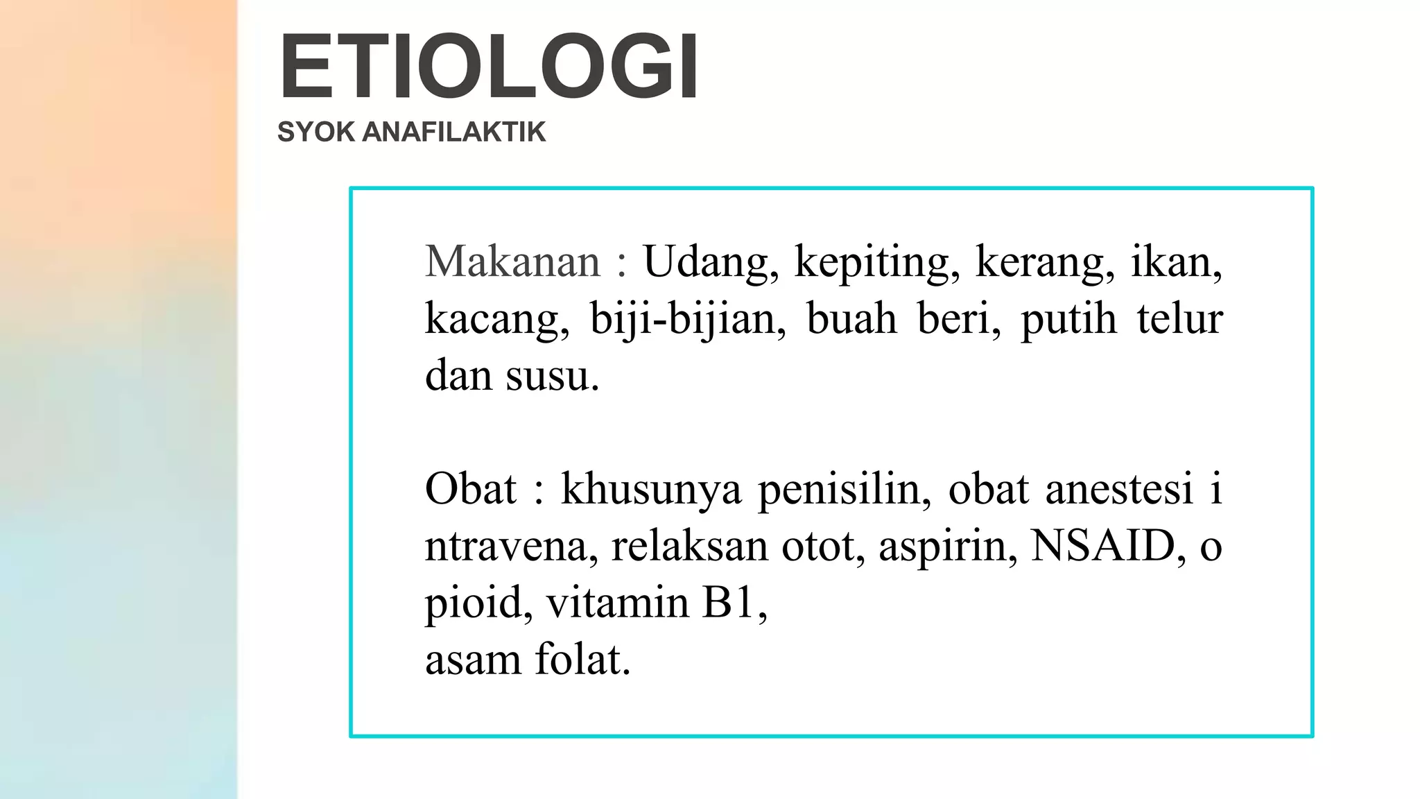 Syok anafilaktik | PPTX