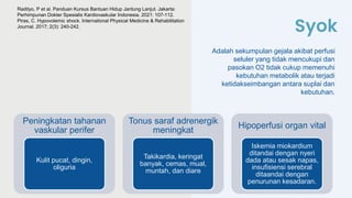 penjelasan mengenai syok hipovolemik ppt | PPTX