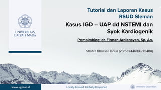 Syok Kardiogenik dan UAP dd NSTEMI di Sleman | PDF