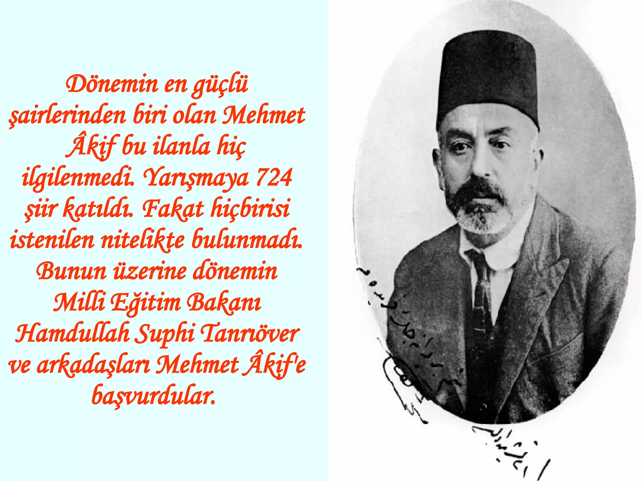 Mehmet Akif Ersoy | PPS