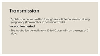 Brief introduction to Syphilis with a simple concept | PPTX