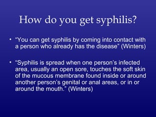 Syphilis | PPT
